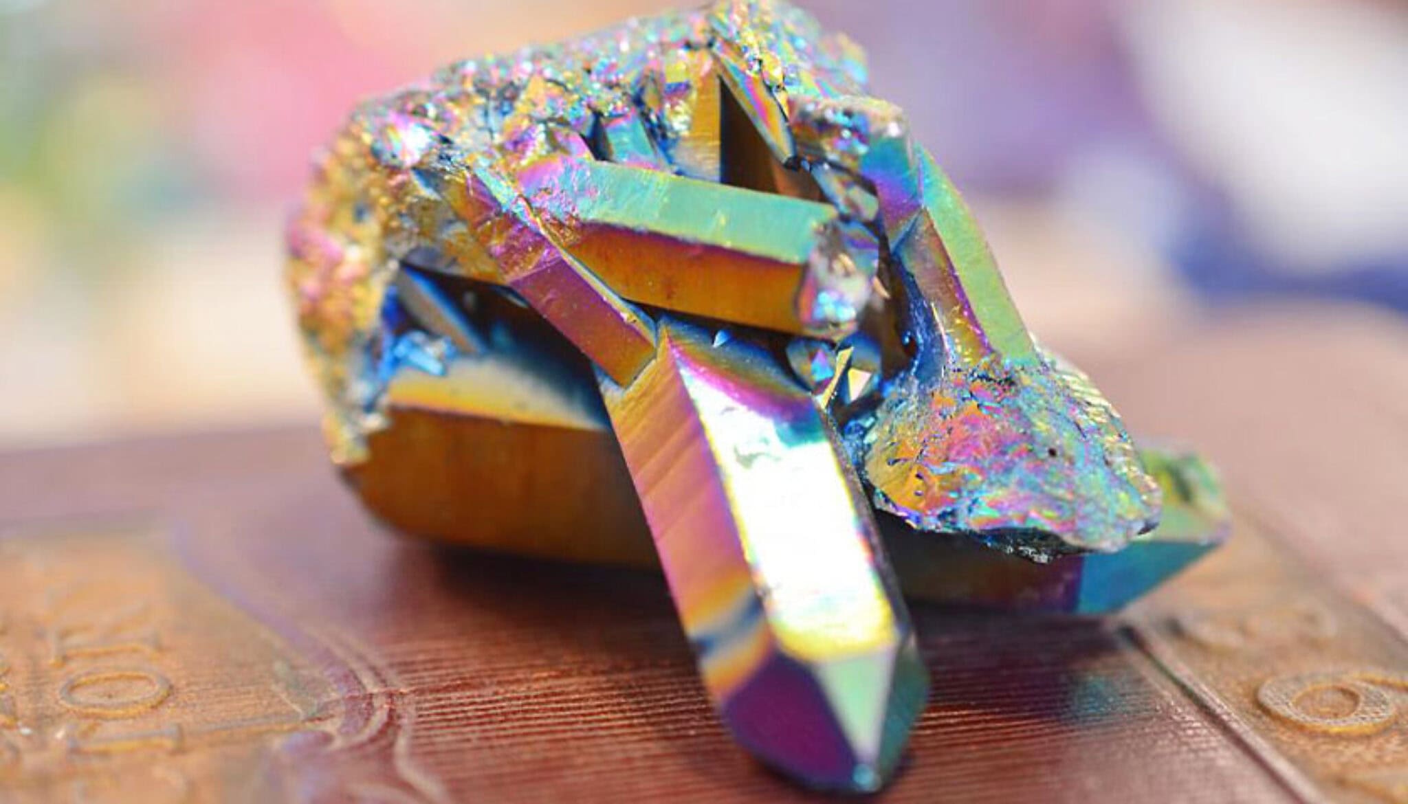 Rainbow Aura Quartz Meaning Properties Benefits Uses - Aurora Gems The ...