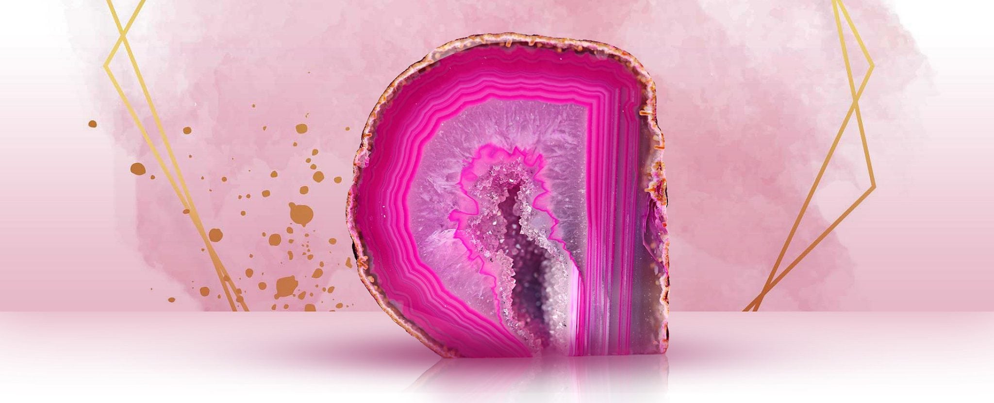 Pink Agate Meaning Properties Benefits Uses - Aurora Gems The Crystal ...