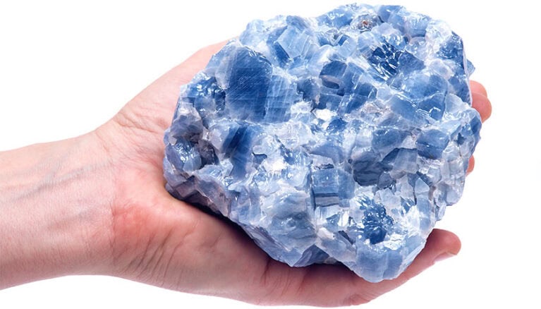 Blue Calcite Meaning Properties Benefits Uses - Aurora Gems The Crystal ...