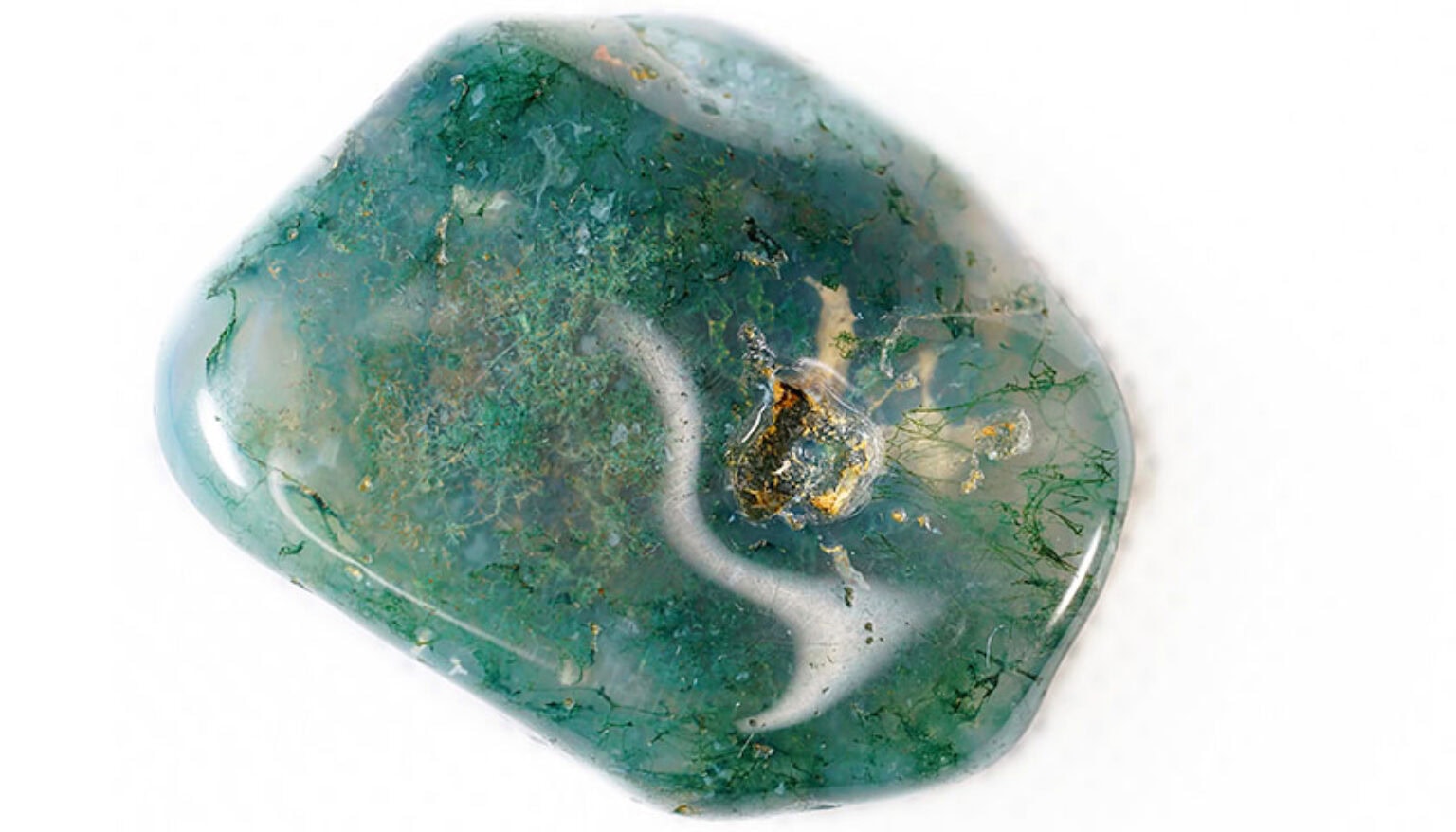 Moss Agate Meaning Properties Benefits Uses - Aurora Gems The Crystal ...