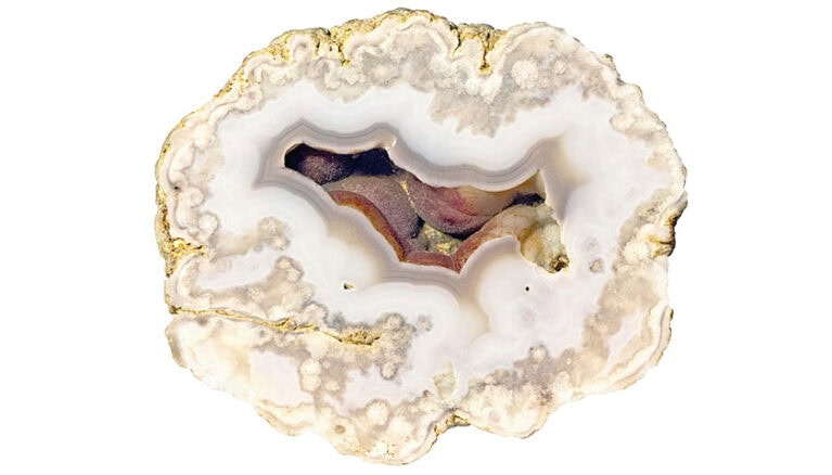 White Agate Meaning Properties Benefits Uses - Aurora Gems The Crystal ...