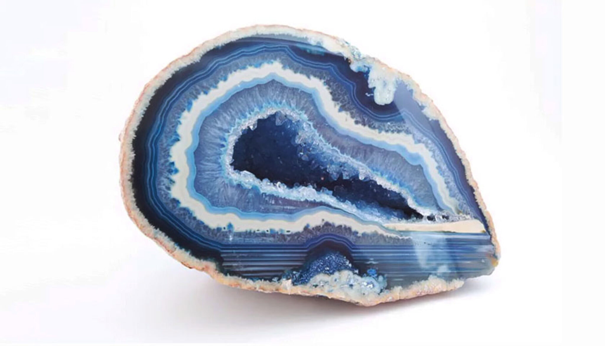 Blue Agate Meaning Properties Benefits Uses - Aurora Gems The Crystal ...