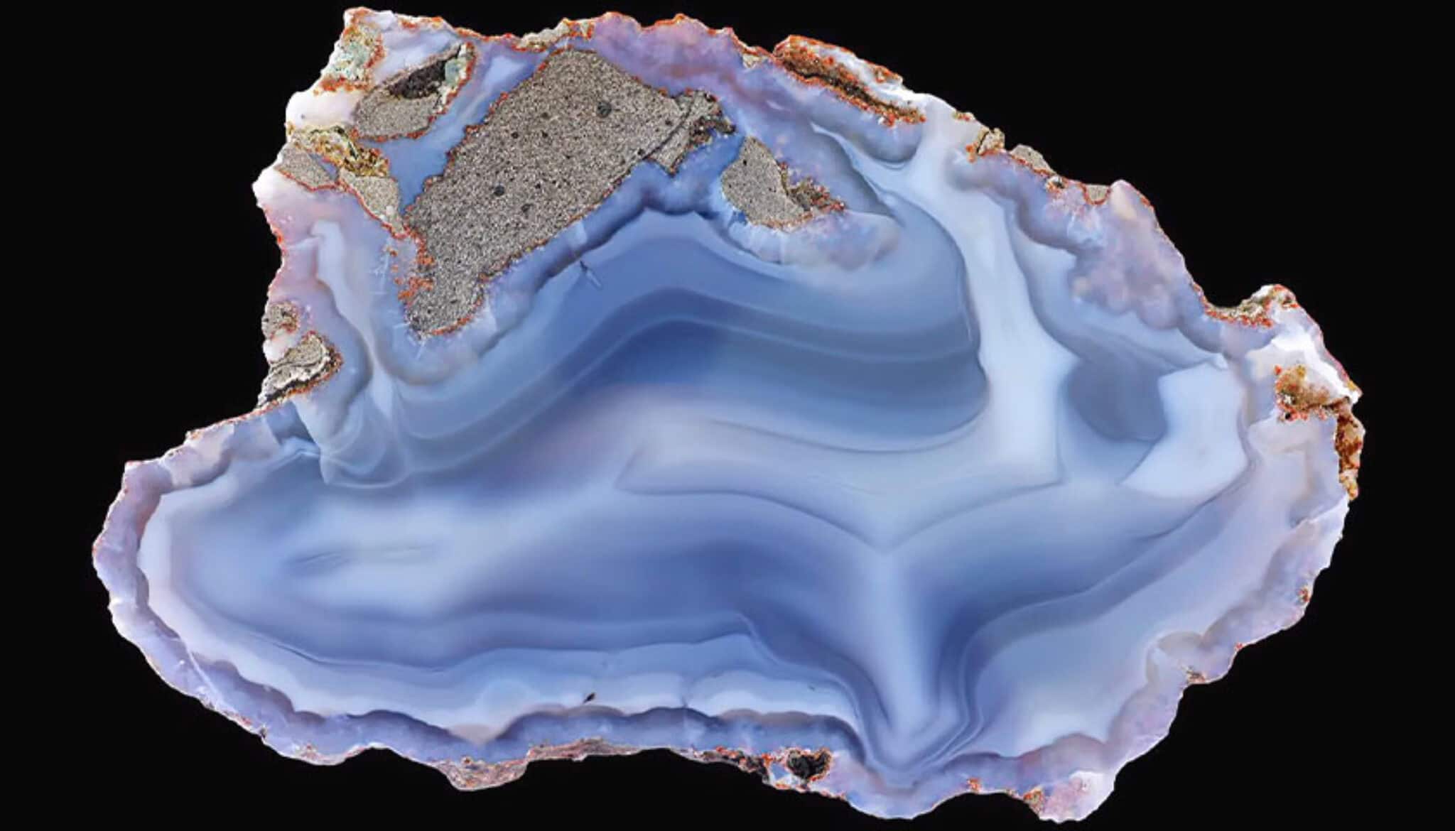 Blue Agate Meaning Properties Benefits Uses - Aurora Gems The Crystal ...