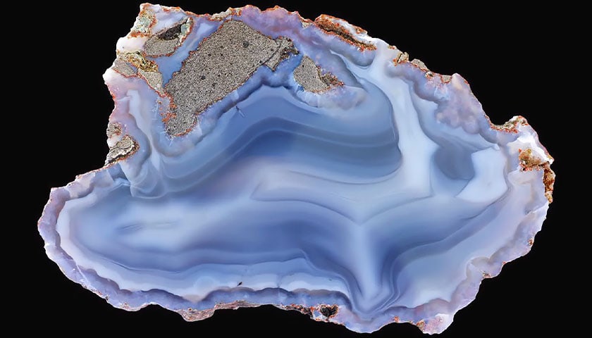 Blue Agate Meaning Properties Benefits Uses - Aurora Gems The Crystal ...